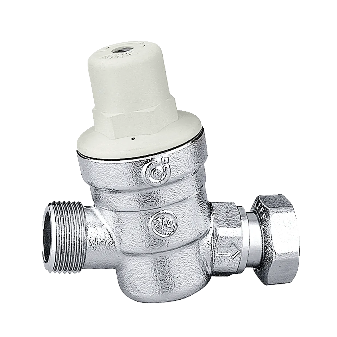 Inclined pressure reducing valve for safety group. | Caleffi S.p.a.