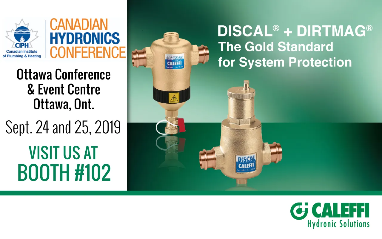 Canadian Hydronics Conference | Caleffi S.p.a.
