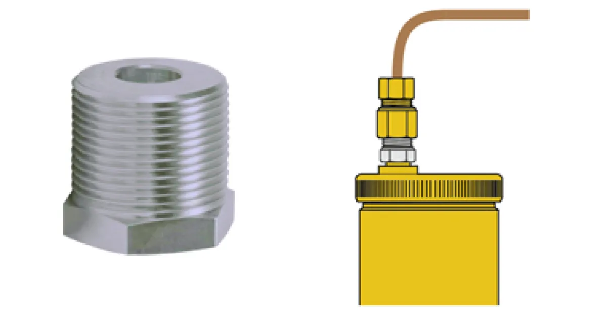 Automatic Air Vent Cap Adapter Fitting | Caleffi S.p.a.