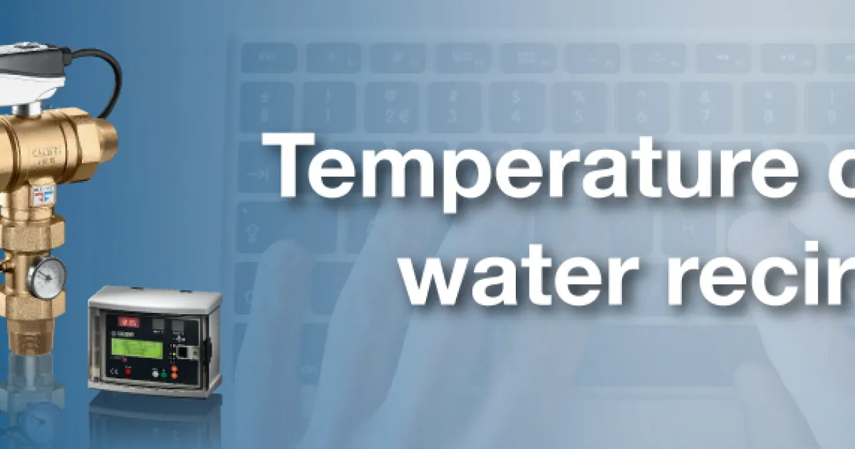 Temperature creep in hot water recirculation | Caleffi S.p.a.