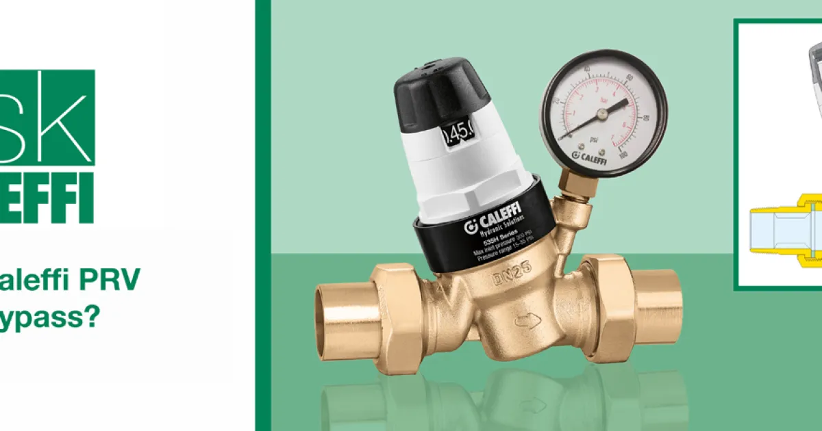 Does The Caleffi Prv Have A Bypass Caleffi S P A