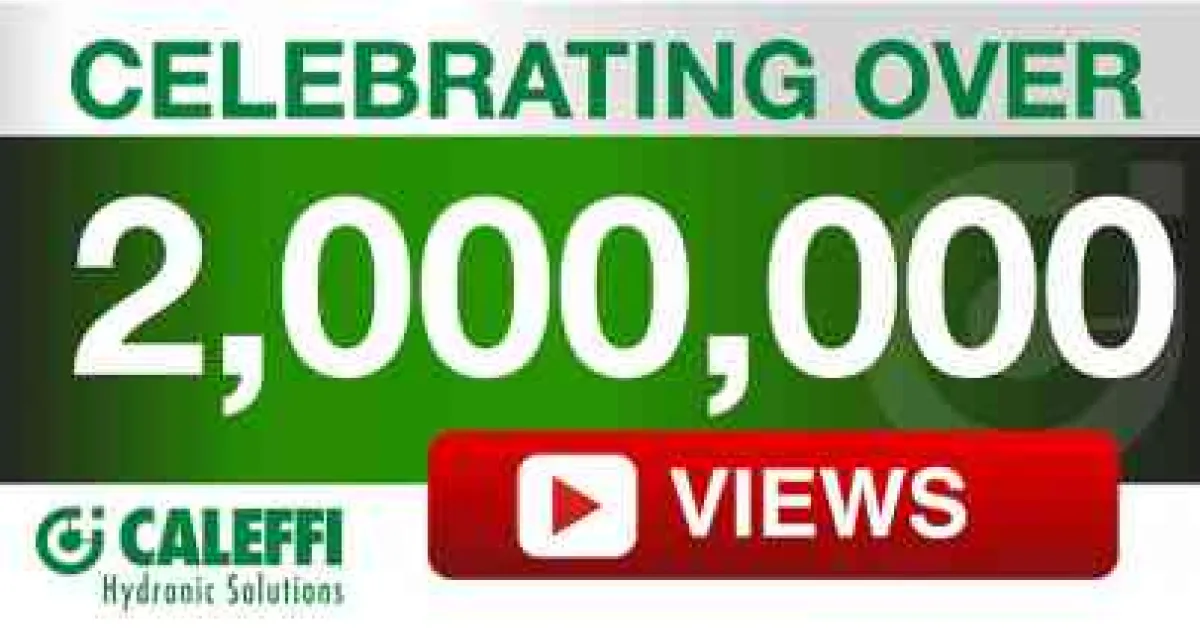 2 million views! | Caleffi S.p.a.