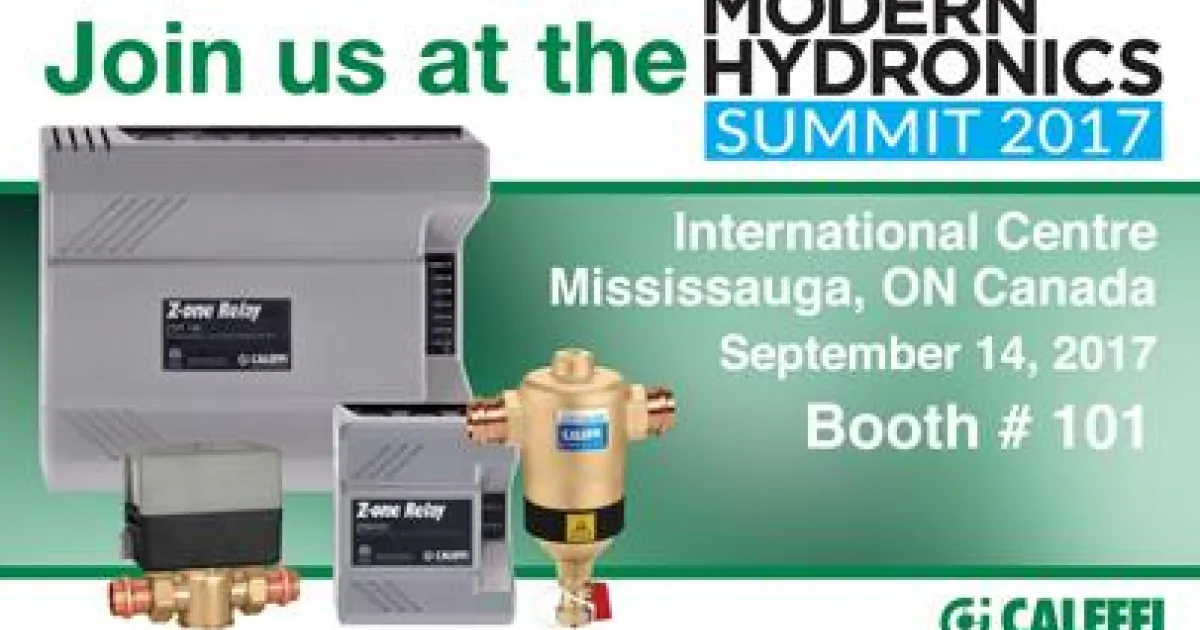 Modern Hydronics Summit 2017 | Caleffi S.p.a.