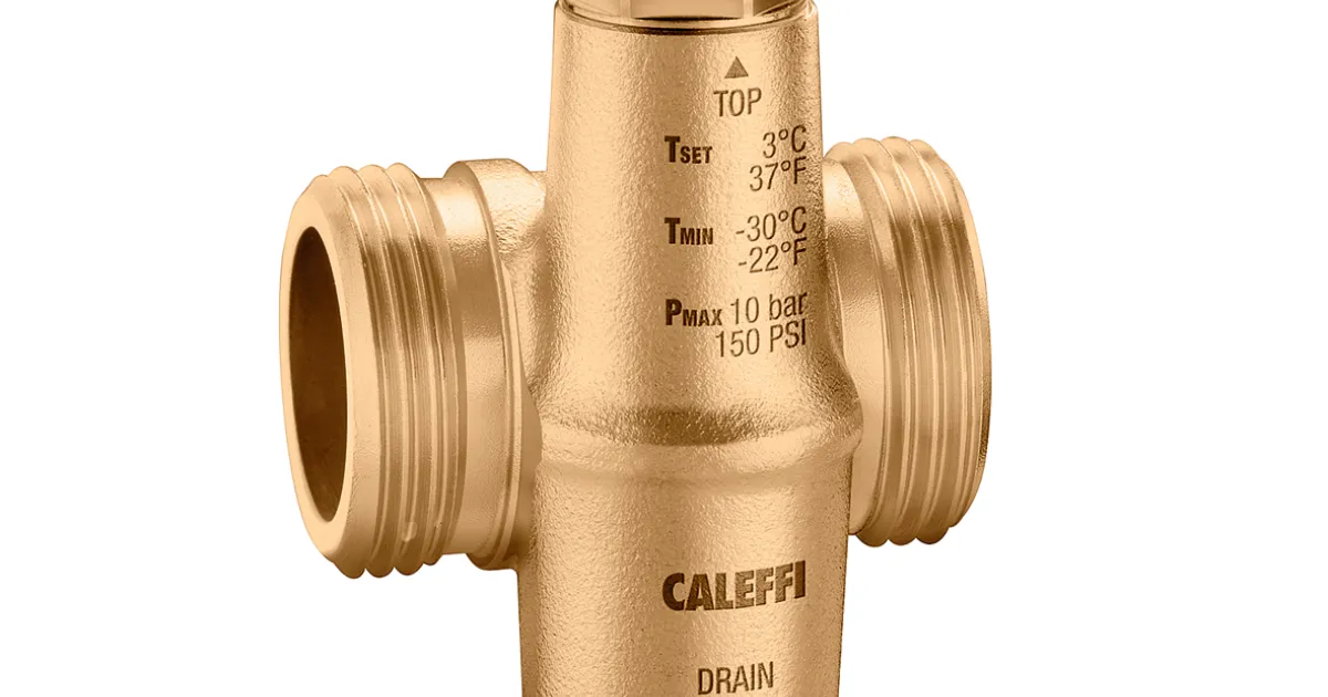 iStopPLUS, Kompaktni ventil protiv smrzavanja. | Caleffi S.p.a.