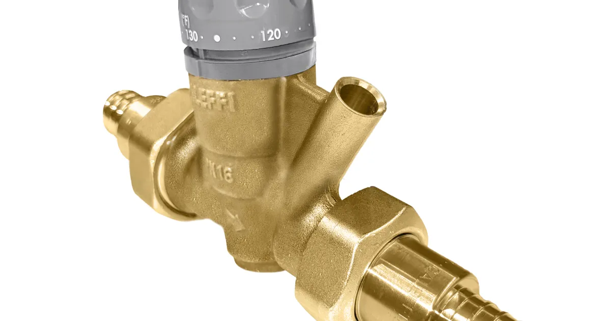 ThermoSetter™ Compact, Adjustable thermal balancing valve (PEX ...