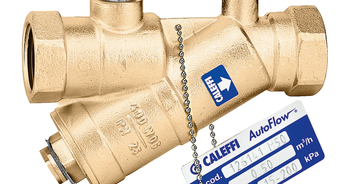 AUTOFLOW, Automatic flow rate regulator with high-performance polymer ...