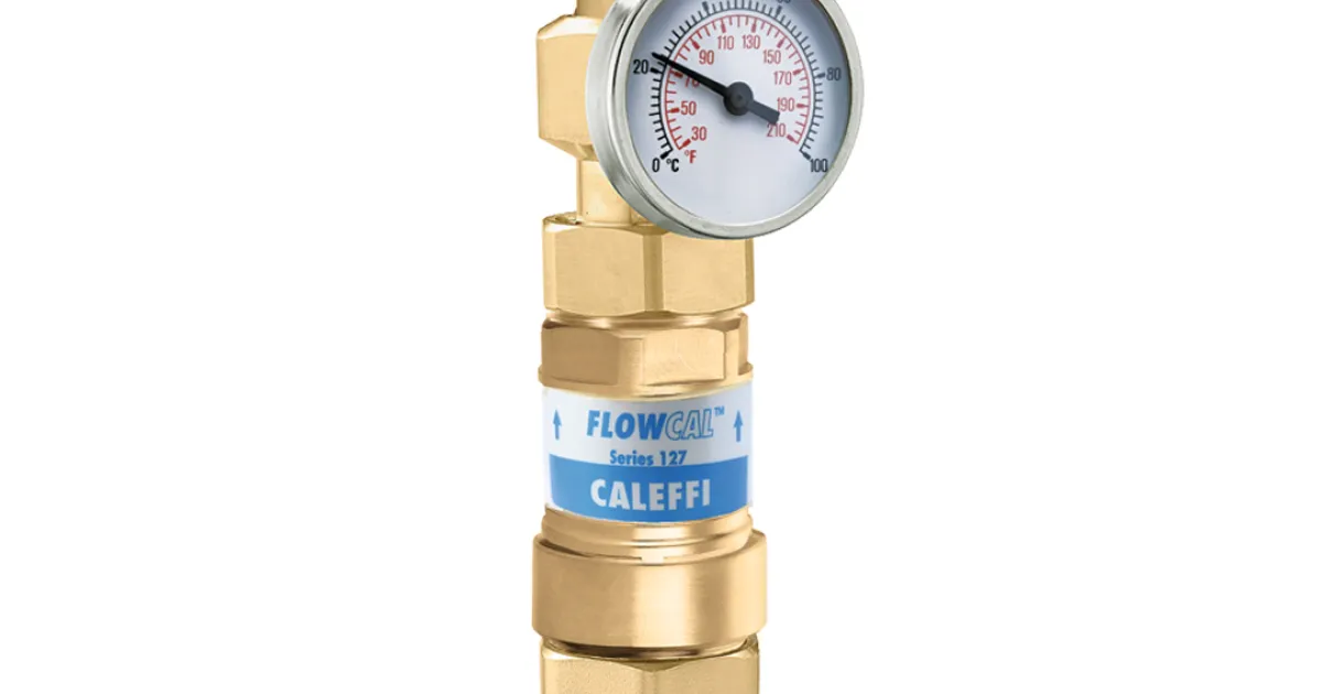 FlowCal+™ PEX, Compact automatic recirculation balancing valves ...