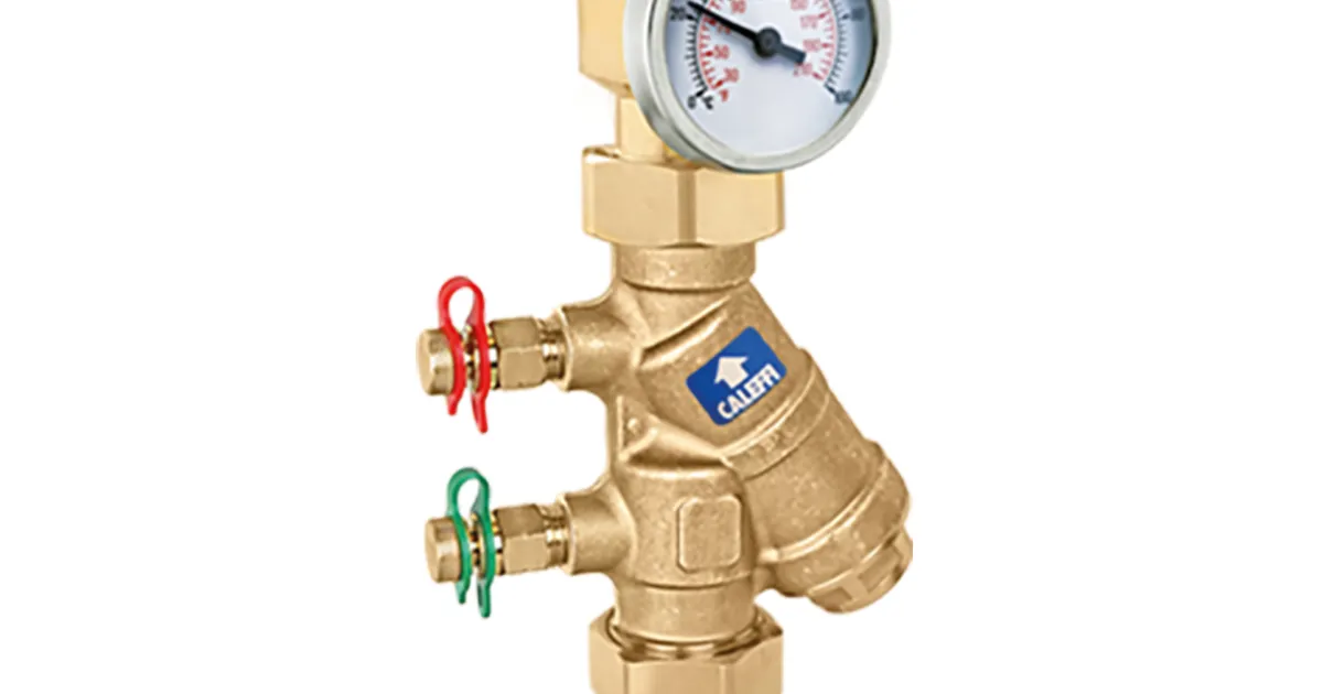 FlowCal+™ PEX, Y-body automatic balancing valves. | Caleffi S.p.a.