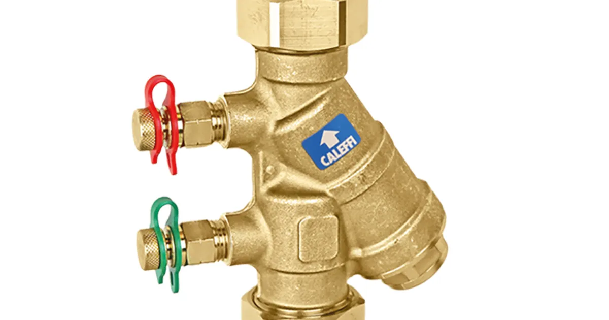 FlowCal™ NPT, Y-body automatic balancing valves. | Caleffi S.p.a.