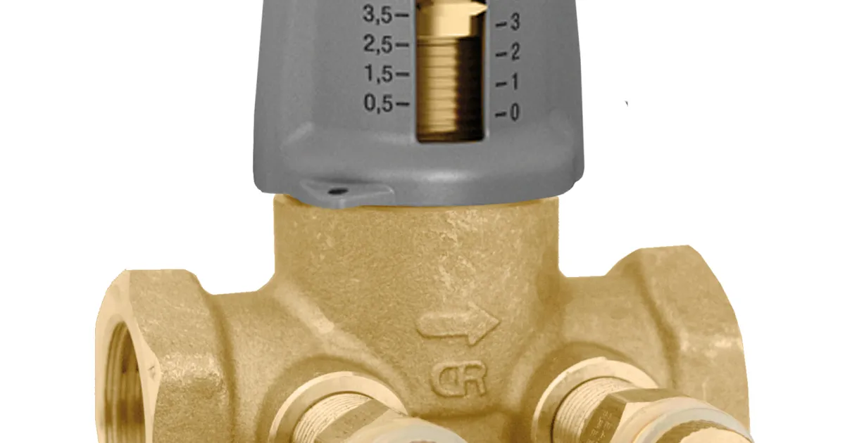 Flo-Set™, Static balancing valve (variable orifice, low-lead) | Caleffi ...