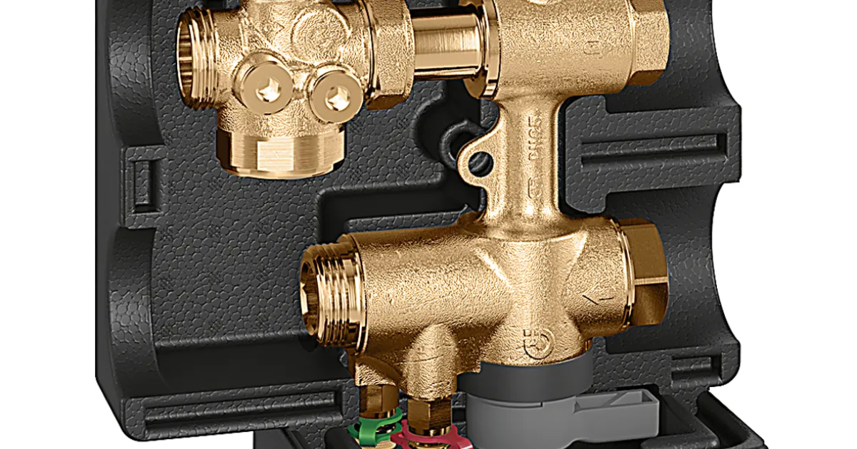 Connection and regulation kit for HVAC terminal units. With Venturi ...