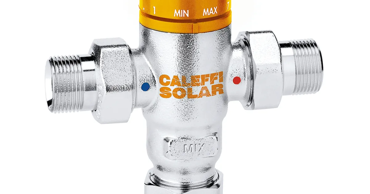 Einstellbarer Thermomischer für Solaranlagen. | Caleffi S.p.a.