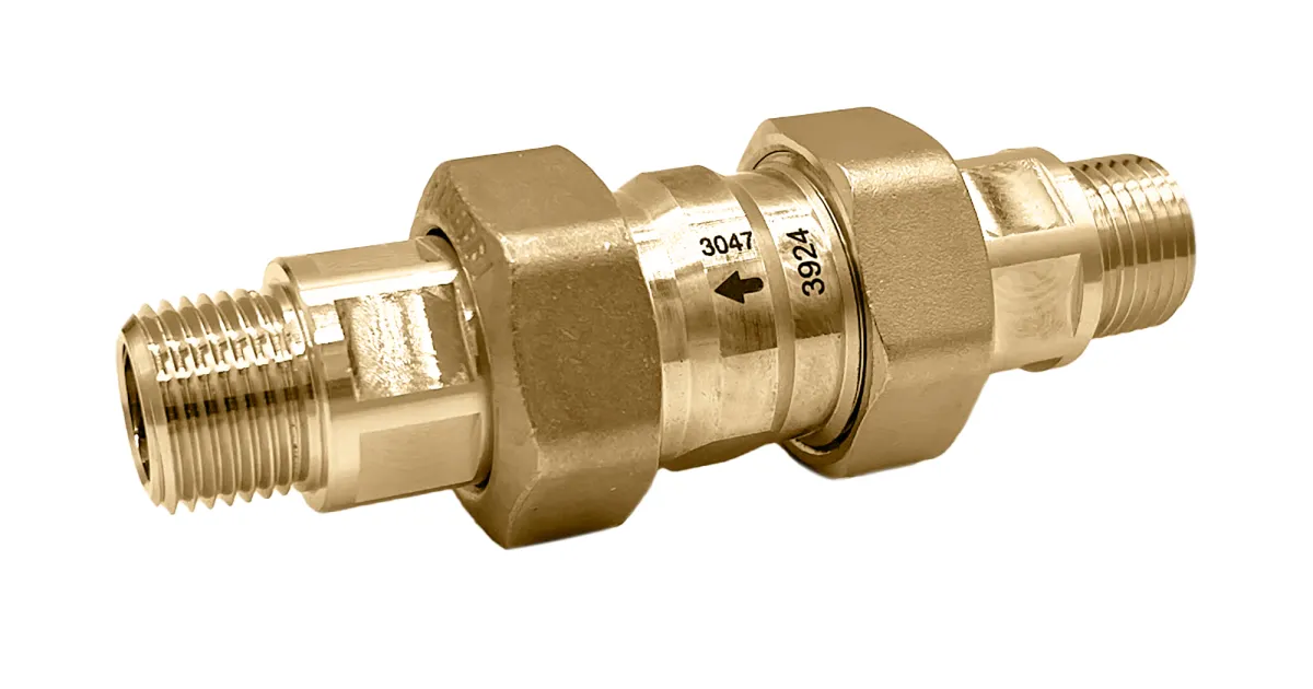 Serviceable low lead check valve (MNPT) | Caleffi S.p.a.