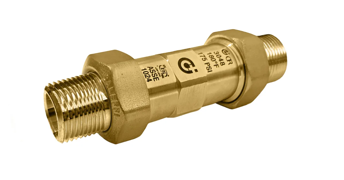 FlowShield™ DuC, Dual check backflow preventer (MNPT) | Caleffi S.p.a.