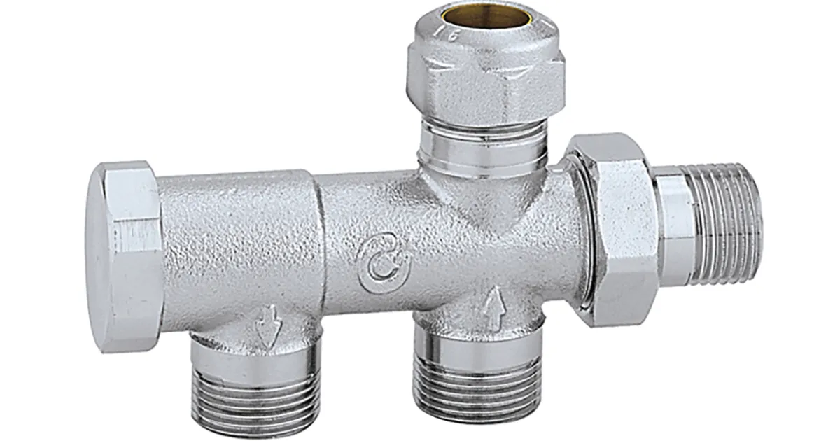 Radiator valve for one-pipe systems. | Caleffi S.p.a.