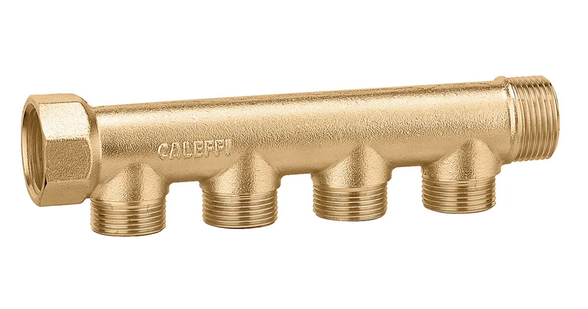 Colector simple, componible. Salidas macho, distancia entre centros 35 ...