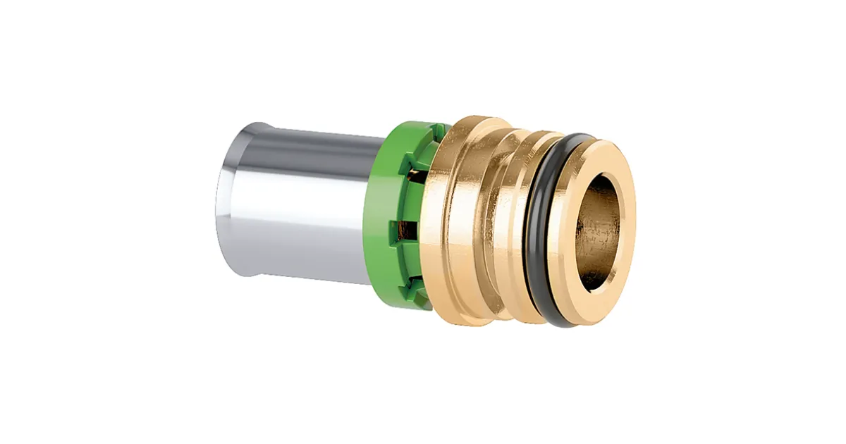 Multi-grip press fittings for multi-layer pipes with fixing clip ...