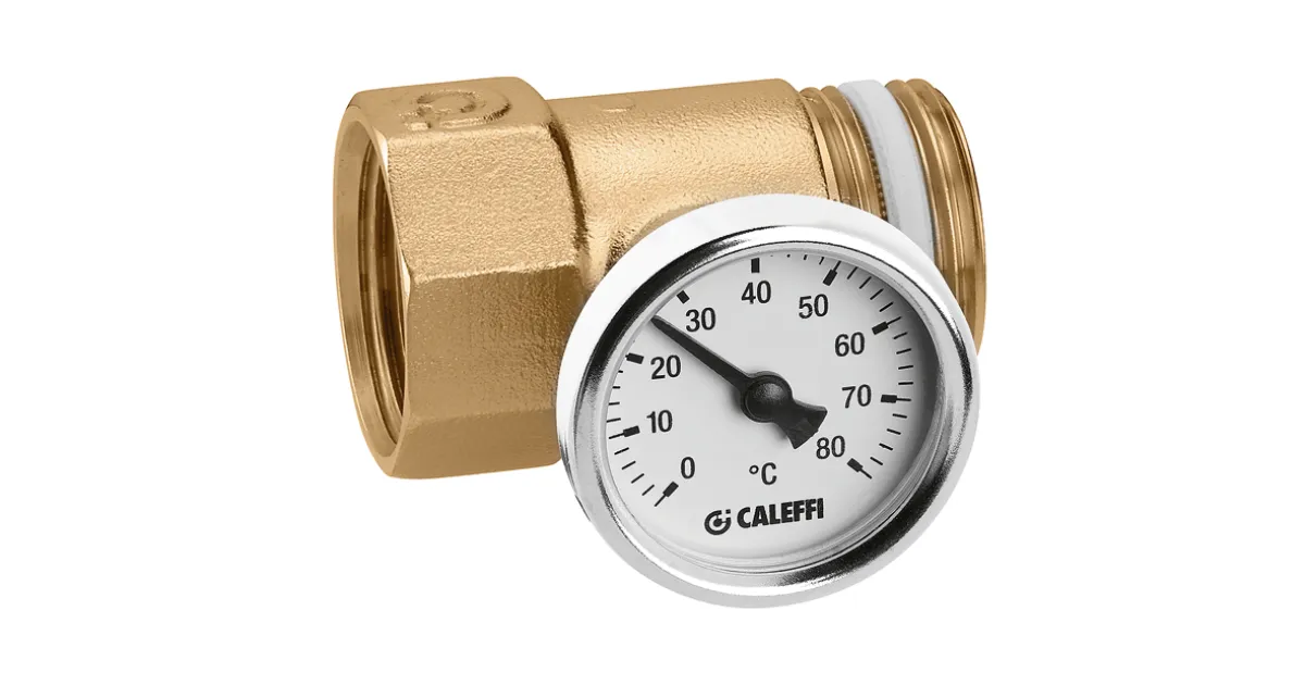 Raccord porte-thermomètre. | Caleffi S.p.a.