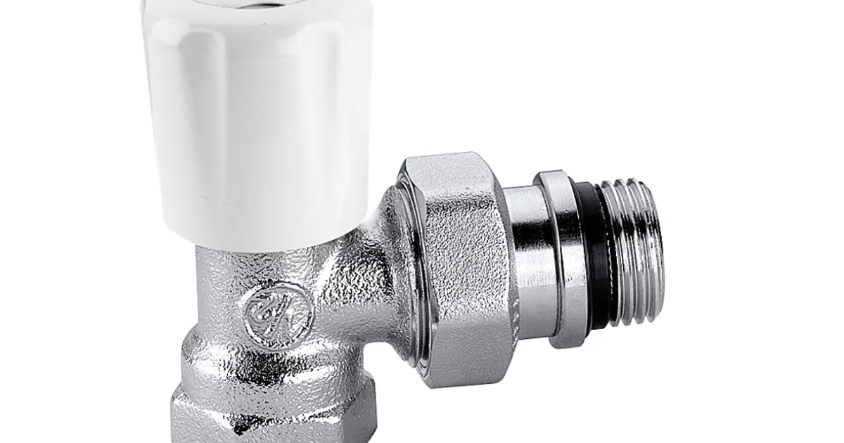 Convertible radiator valve fitted for thermostatic control heads ...