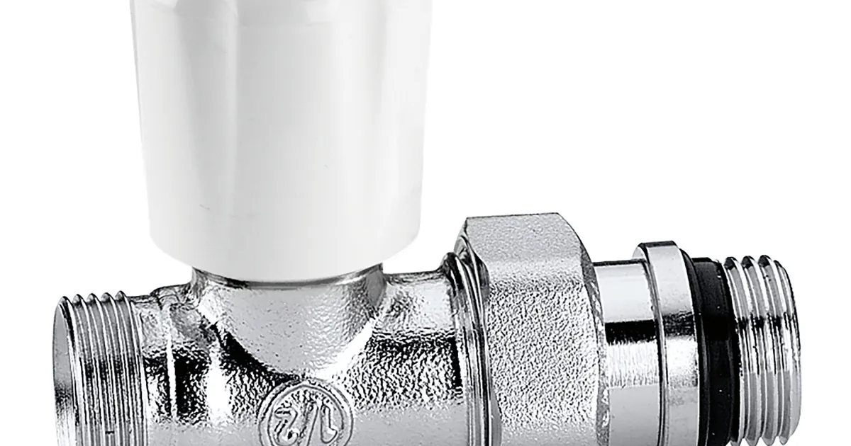 Convertible radiator valve fitted for thermostatic control heads ...