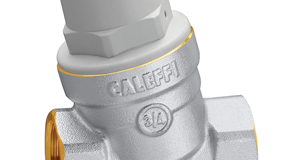 Inclined pressure reducing valve. | Caleffi S.p.a.
