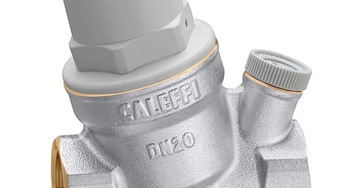 Inclined pressure reducing valve. | Caleffi S.p.a.