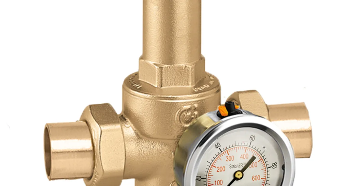 PresCal™ HP, High flow pressure reducing valve (sweat, low range ...
