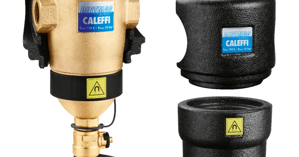 DIRTMAG®, Schlammabscheider mit Magnet. | Caleffi S.p.a.