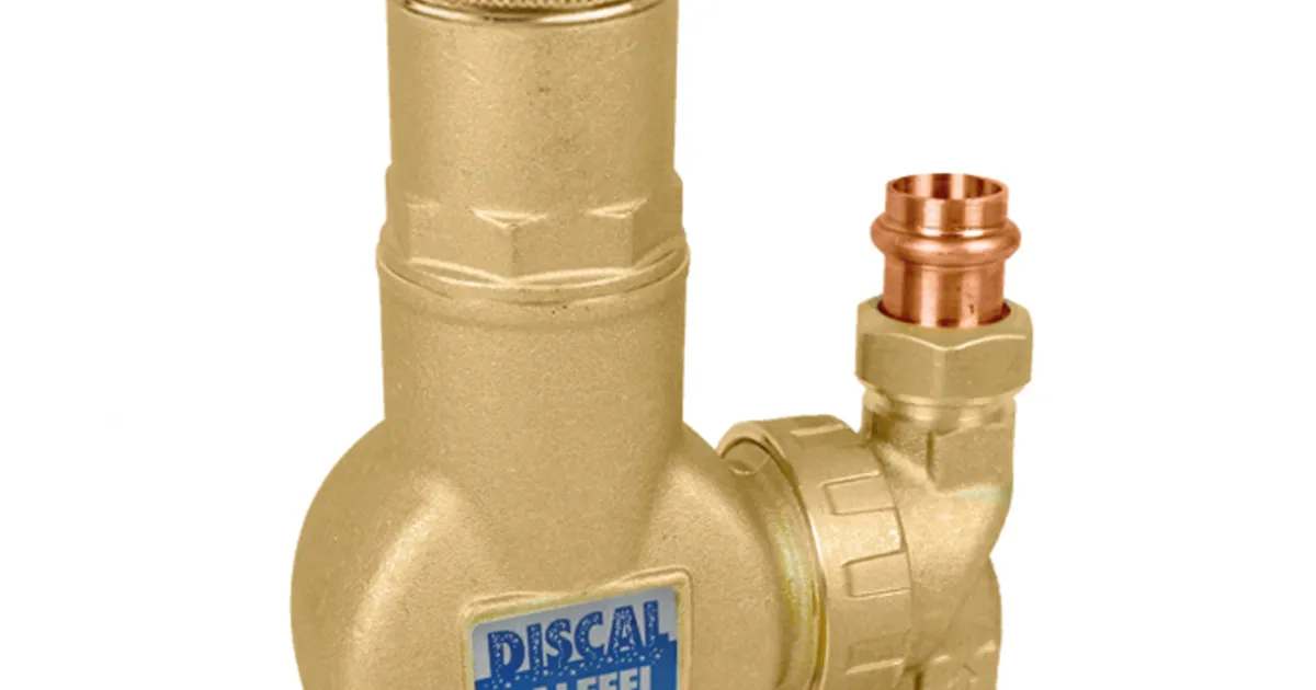 DISCAL®, Air separator with rotating collar | Caleffi S.p.a.