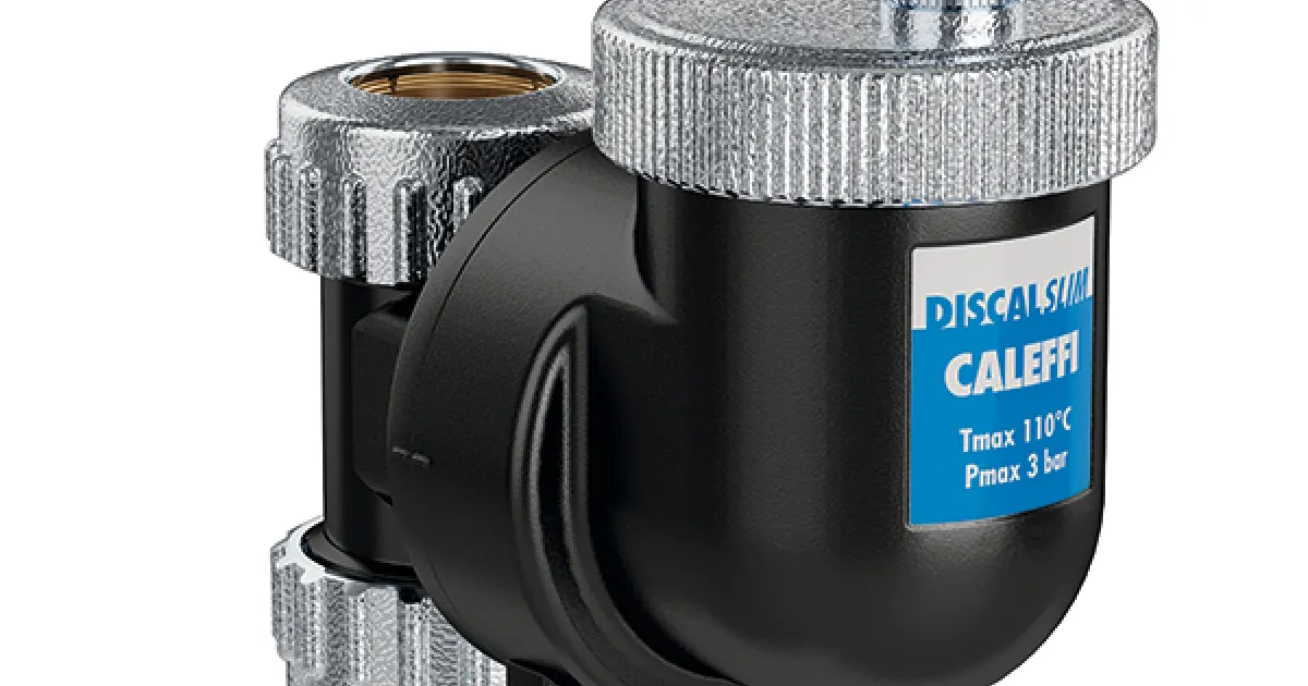 DISCALSLIM®, Odstranjivač vazduha. | Caleffi S.p.a.