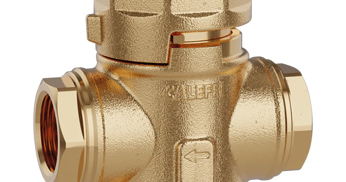 FILTERSTOP, Inspectable strainer with shut-off function. | Caleffi S.p.a.