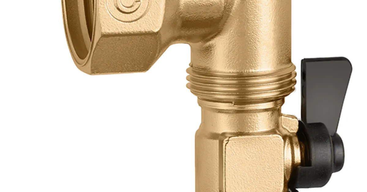 Flow end fitting. | Caleffi S.p.a.