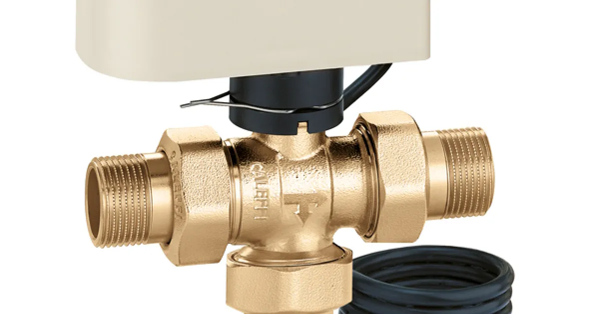3-way by-pass motorized ball zone valve | Caleffi S.p.a.