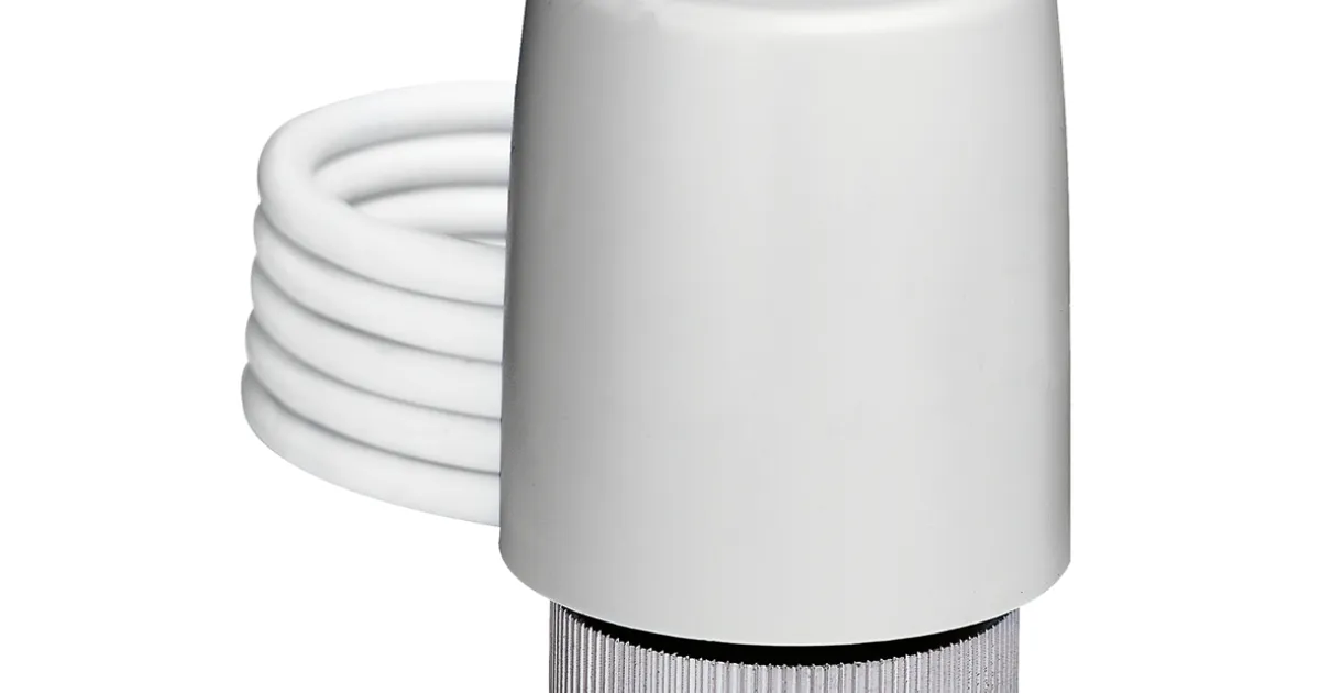 Thermo-electric actuator with auxiliary microswitch. | Caleffi S.p.a.