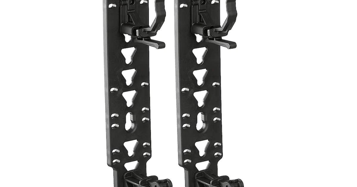 Polymer mounting brackets with adjustable centre distance, for ...