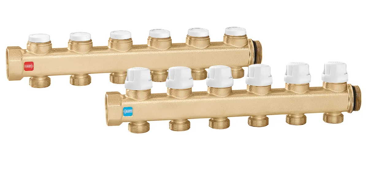 Pair of distribution manifolds. | Caleffi S.p.a.