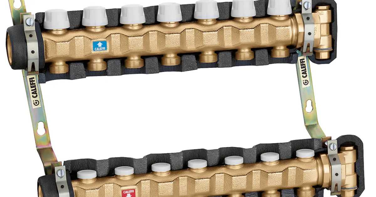 Collettore premontato per impianti di condizionamento | Caleffi