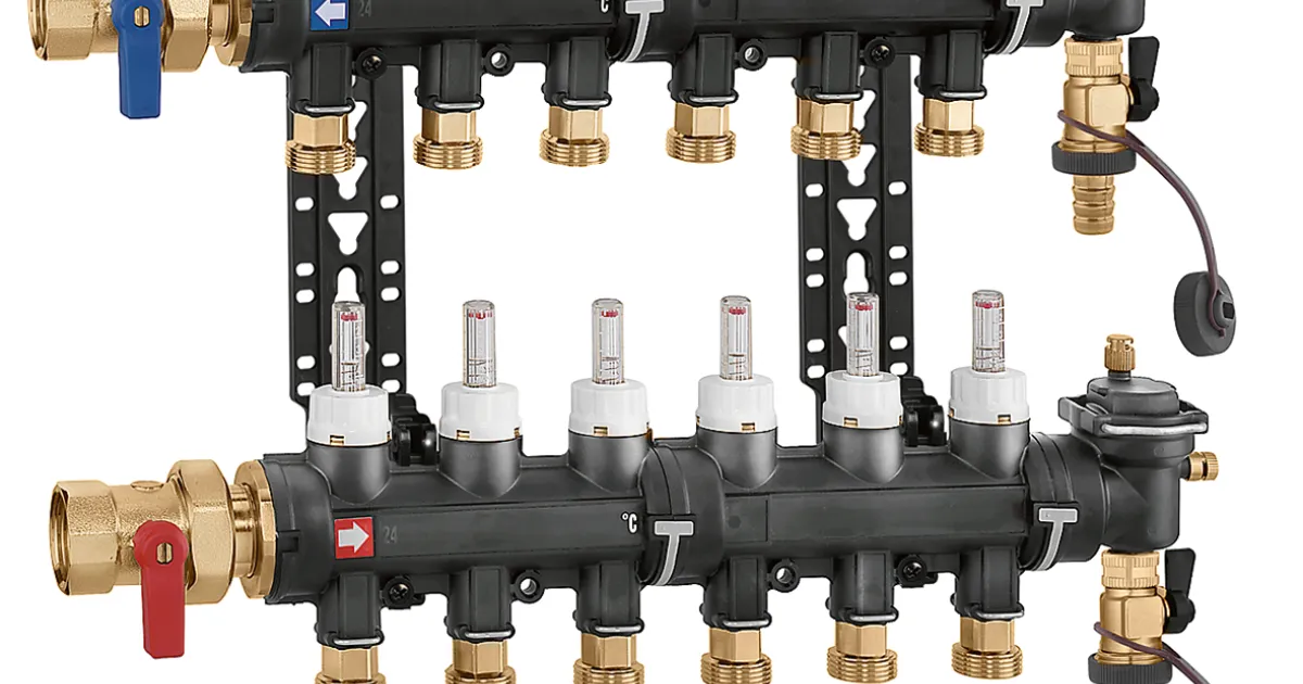 Pre-assembled distribution manifold. | Caleffi S.p.a.