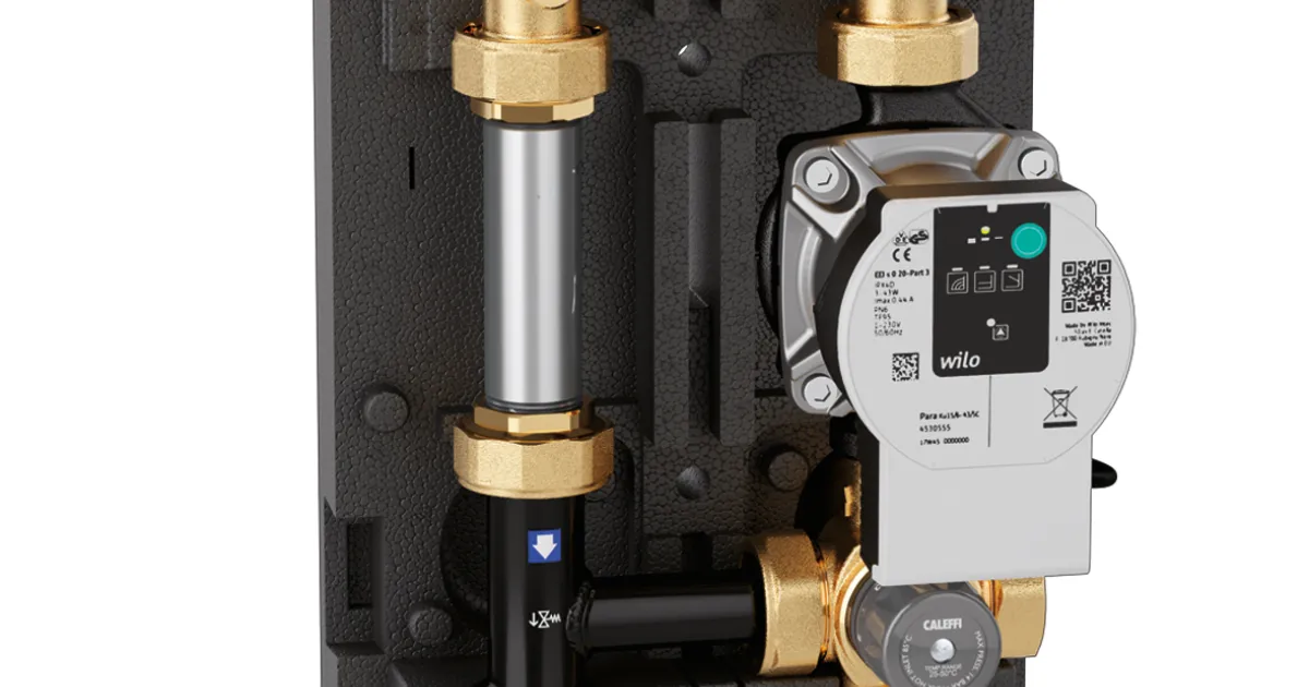 Thermostatic regulating unit DN 25 for heating systems. | Caleffi S.p.a.