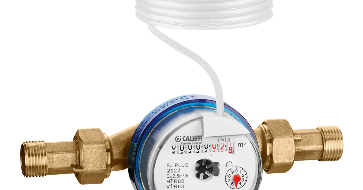 Water meter with pulse output. | Caleffi S.p.a.