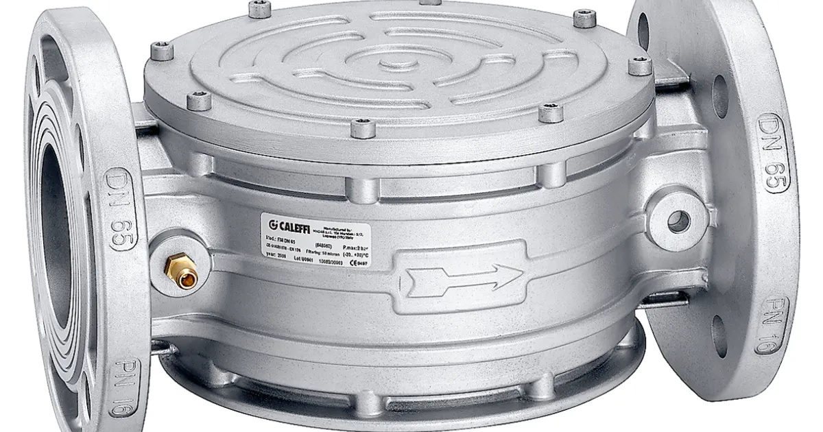 Gas filter. Flanged connections. | Caleffi S.p.a.
