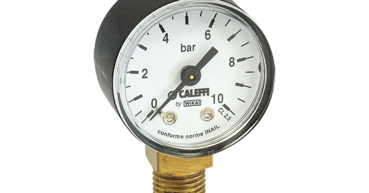 Pressure gauge for 533H series inclined micro pressure reducing valves ...