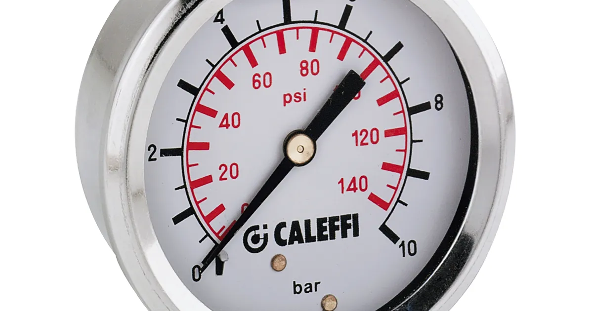 Manómetro de glicerina. | Caleffi S.p.a.