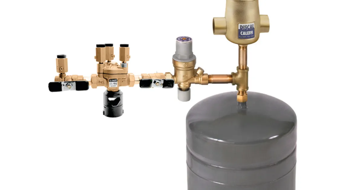 Boiler trim kits (with RPZ backflow preventer) | Caleffi S.p.a.