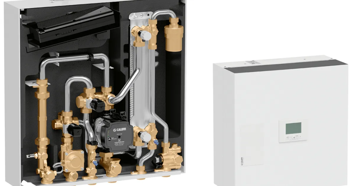 Elektronska zidna HIU jedinica za srednjetemperaturni sistem grejanja ...