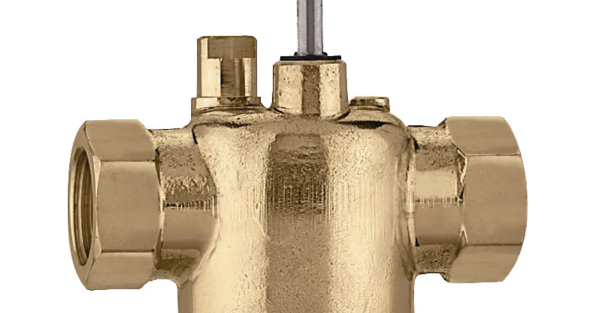 Z2 2-way straight valve body for motorized zone valves | Caleffi S.p.a.