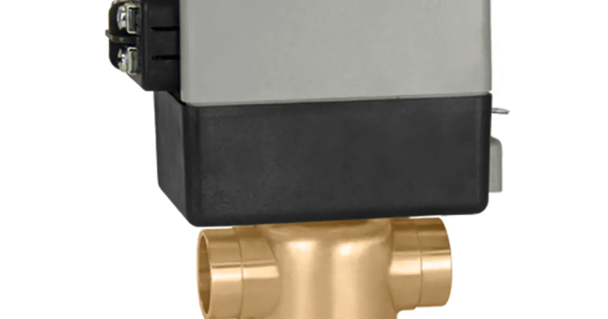 Z-one™, 2-way motorized zone valve (with screw terminal connection ...